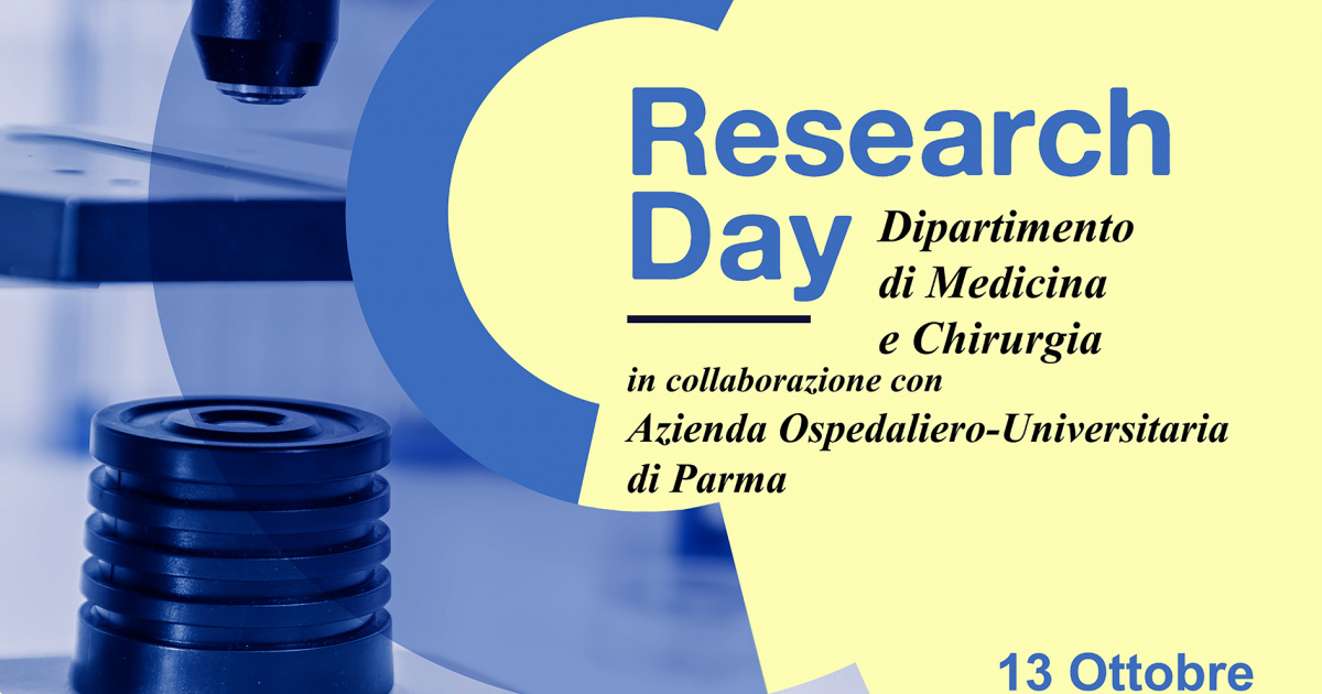 13 ottobre: terzo “Research Day” del Dipartimento di Medicina e ...