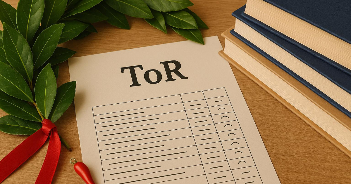 Il Transcript of Records (ToR) | Università degli studi di Parma