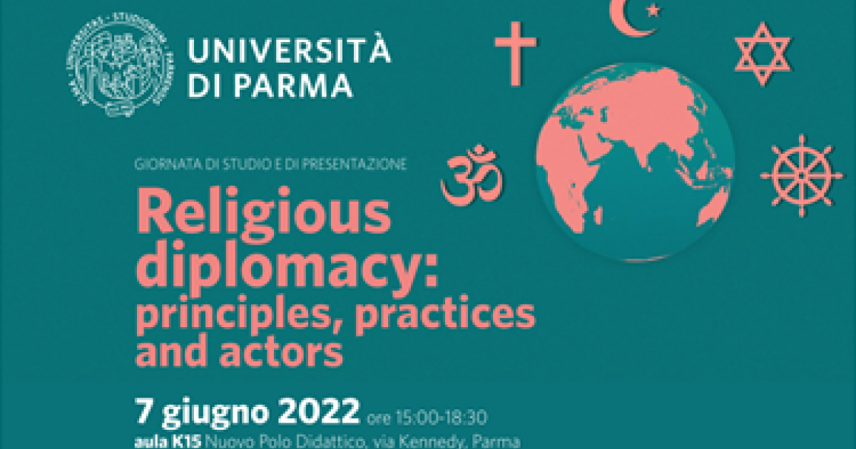 7 giugno: presentazione di “Religious Diplomacy” | Università degli ...